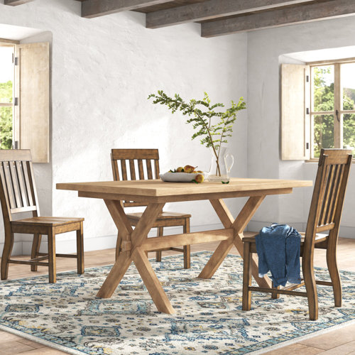 Farmhouse & Rustic Light Wood Dining Tables | Birch Lane