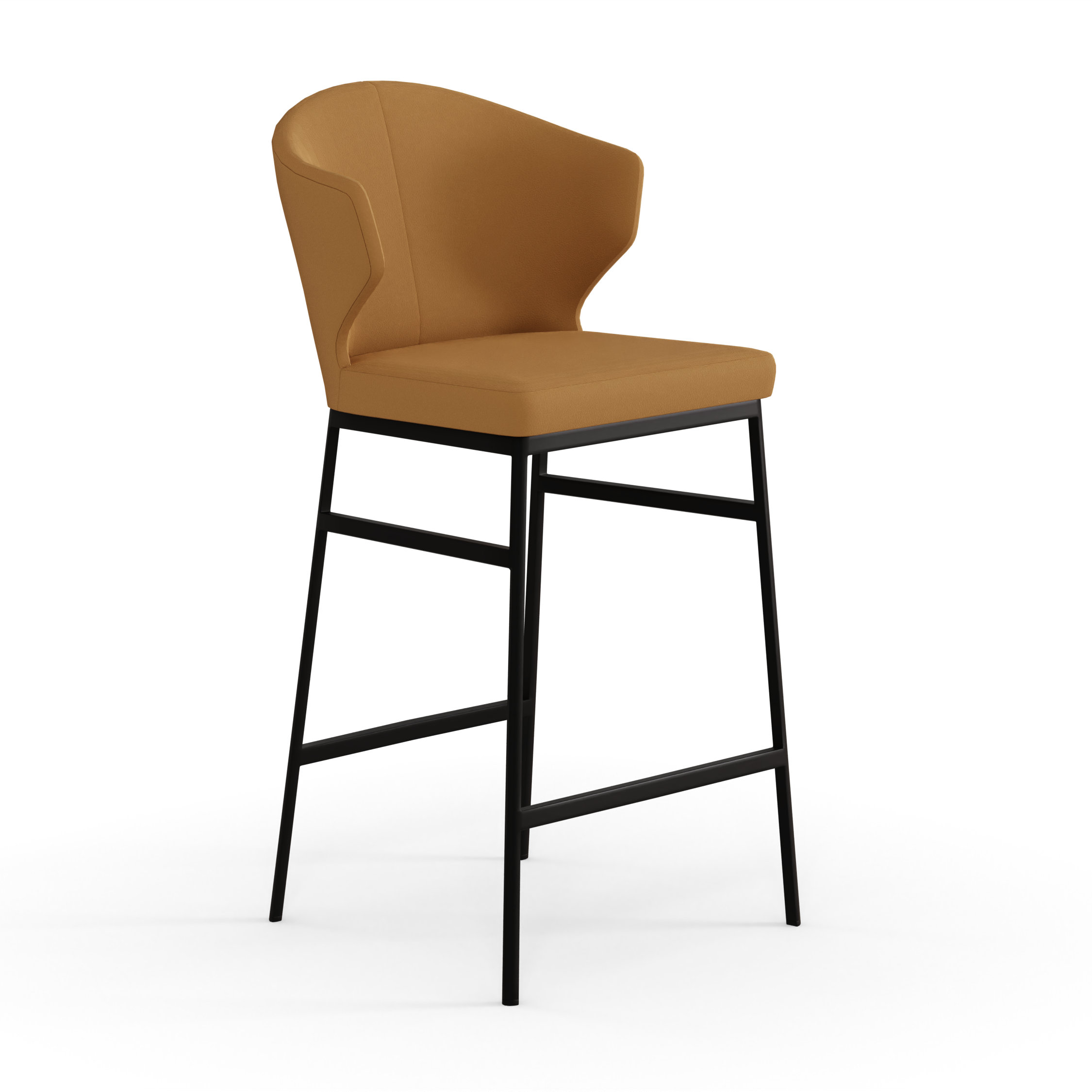 Latitude Run® Renelde Metal Side Barstool | Wayfair