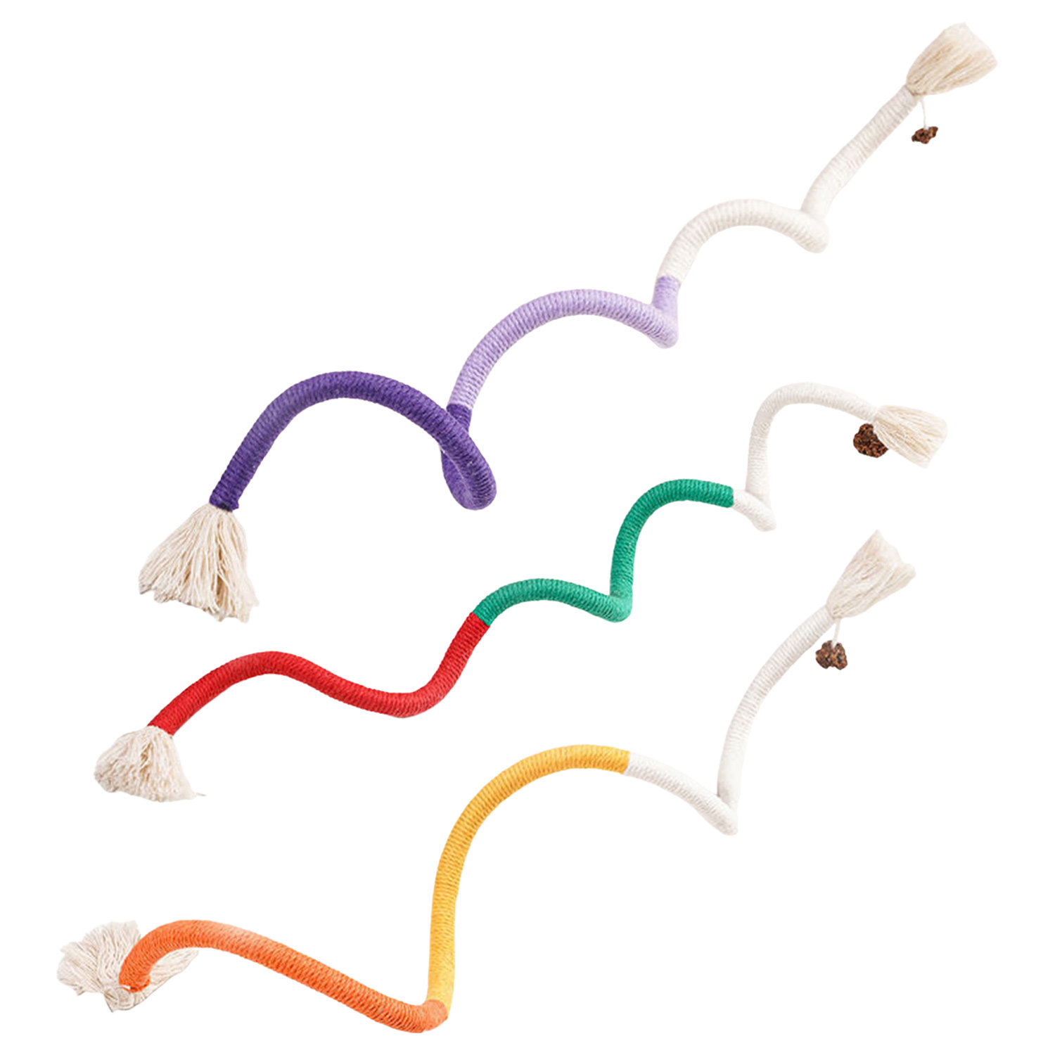 Tucker Murphy Pet™ 3 Pack Cotton Rope Cat Chew Toys For Teeth Cleaning ...