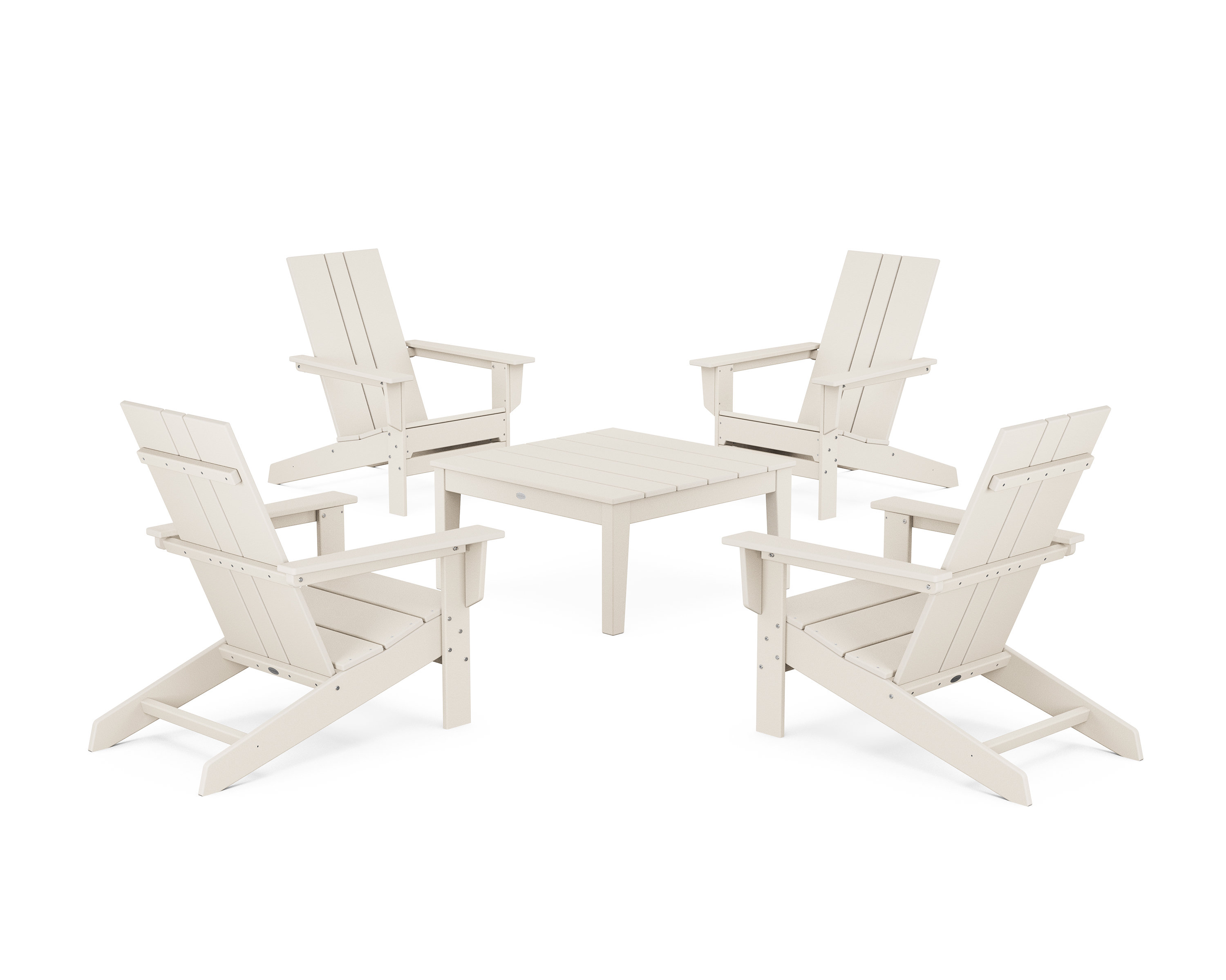POLYWOOD® x AllModern 5 Piece Multiple Chairs Seating Group | Wayfair