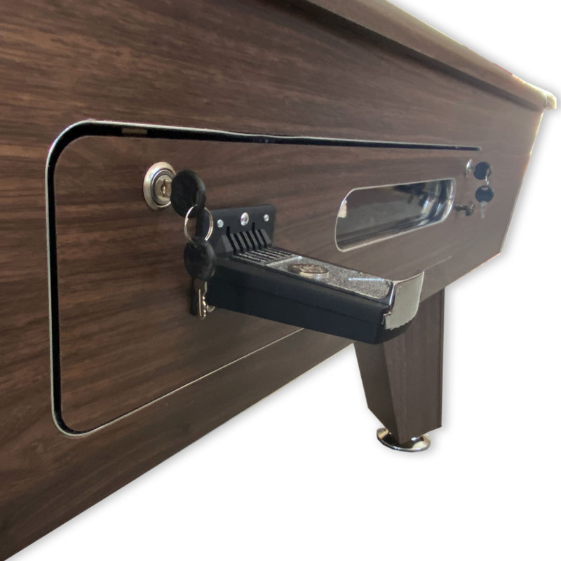 Simba USA Inc 7ft Coin Operated Pool Table Green – Competition | Wayfair