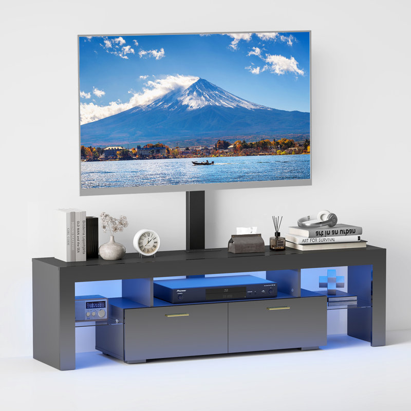 Wrought Studio™ Modern TV Stand with Mount,Television Stands with Led ...