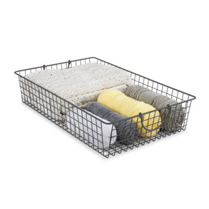 Williston Forge Stowaway Large Metal/Wire Basket & Reviews | Wayfair