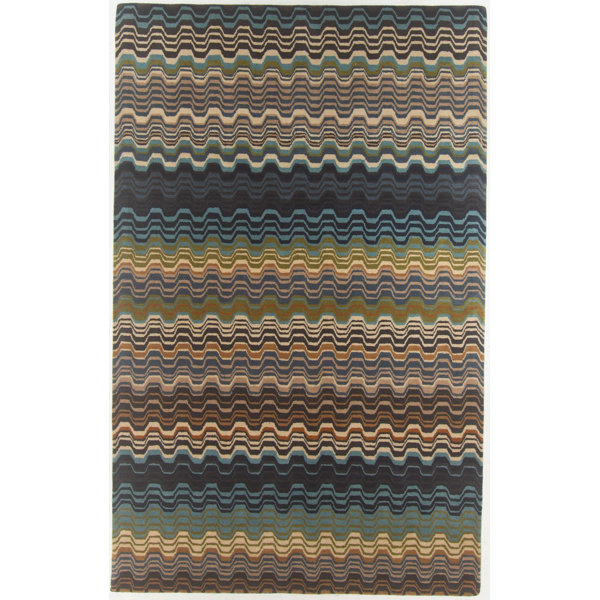 String Matter Hand Tufted Abstract Area Rug in Multicolor | Perigold