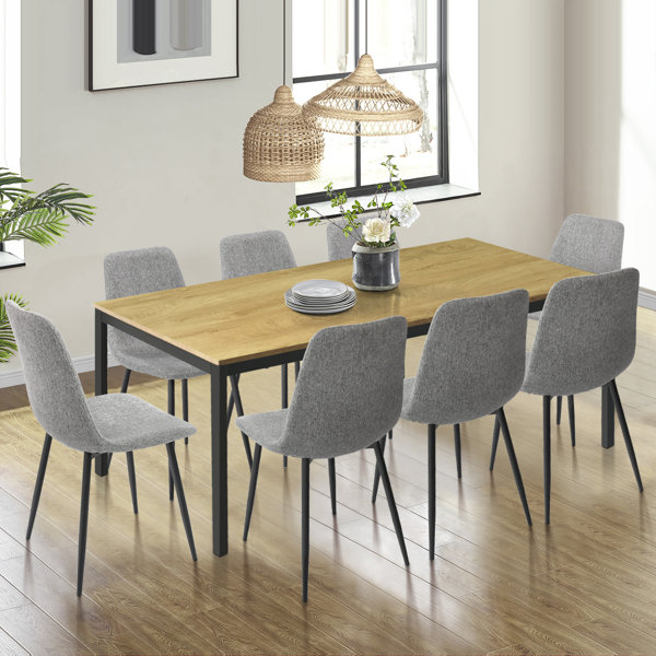 Mercury Row® Tapscott 8 - Person Dining Table Sets With 67 ...