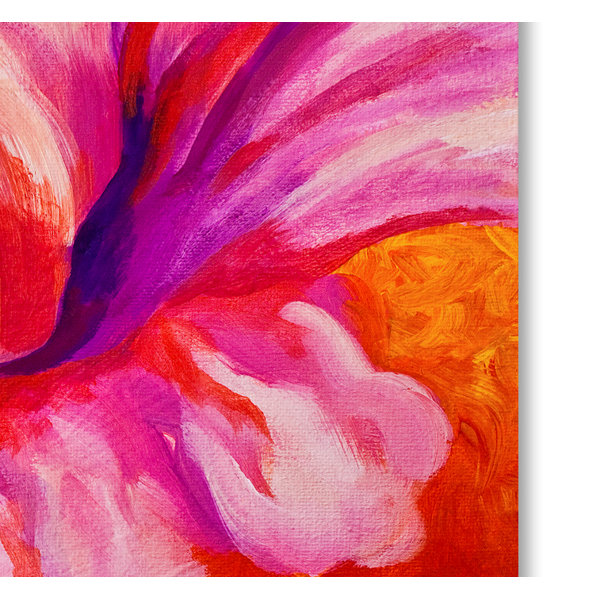 Trademark Art 'Pink Poppy' Print on Wrapped Canvas | Wayfair