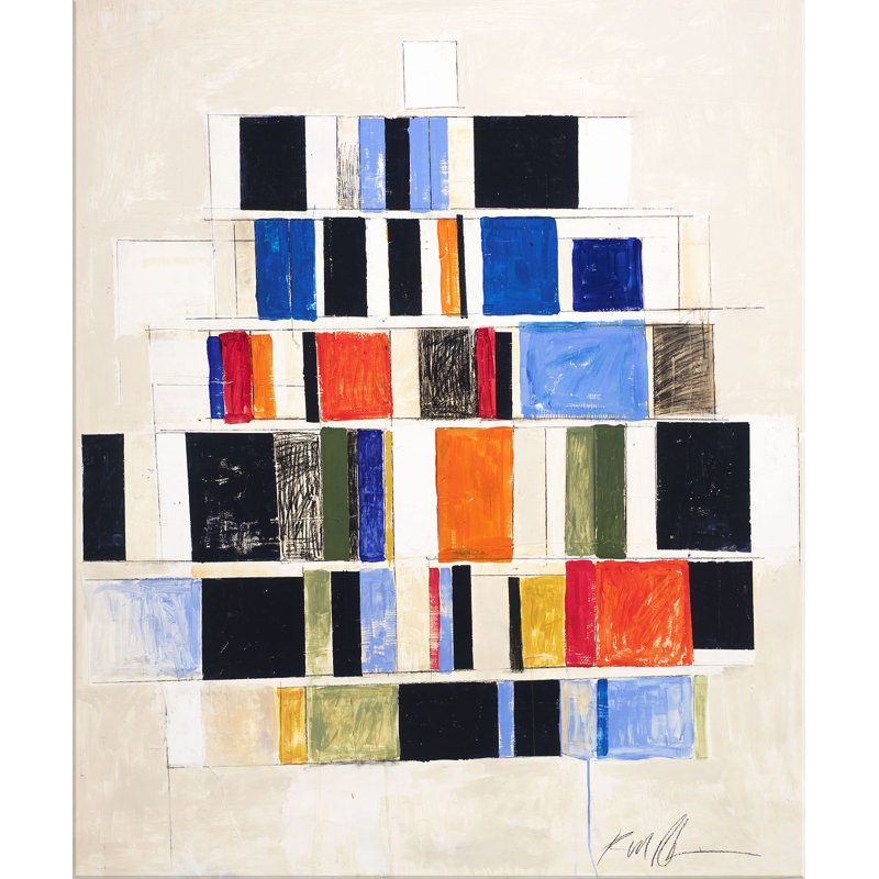 RFA Decor Stacked by Robert Robinson - Wrapped Canvas Painting | Wayfair