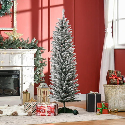 Flocked / Frosted Branches Christmas Trees You'll Love | Wayfair