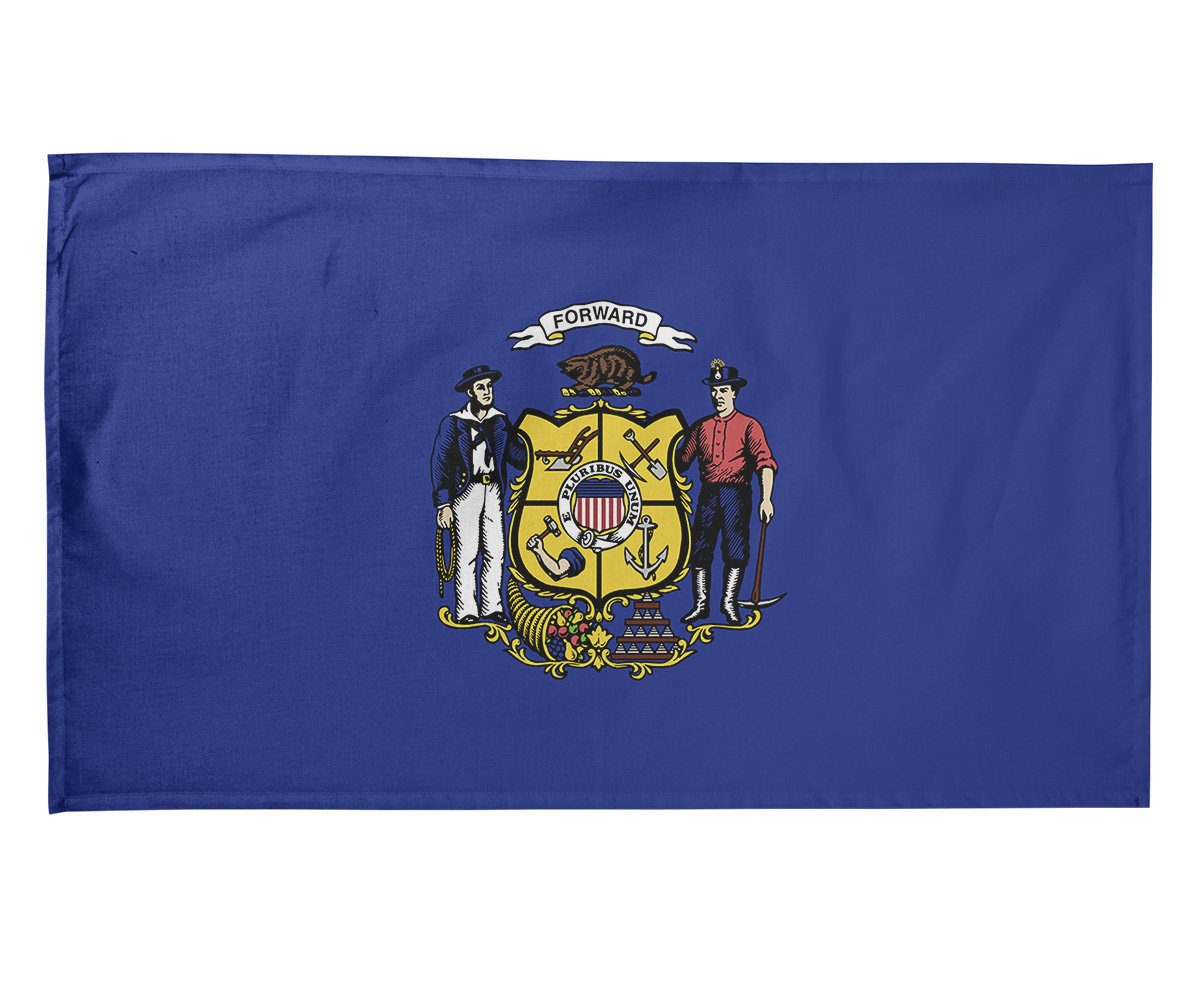 Trinx Wisconsin Flag Tea Towel - Wayfair Canada