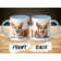 East Urban Home Set of 2 – 11oz Adorable Corgi Dog Happy Face Design ...
