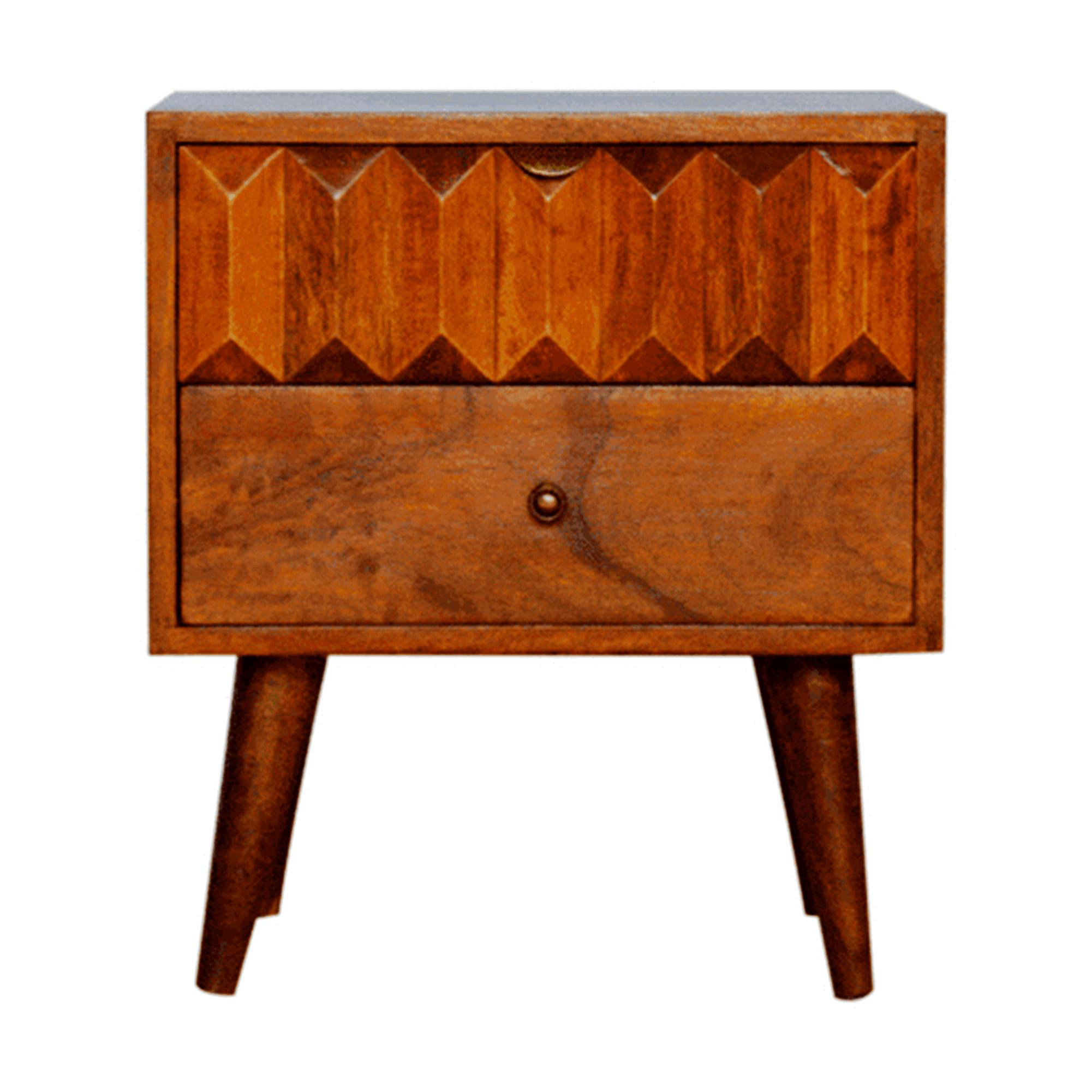 Millwood Pines Multi-Function Drawer Wooden Nightstand With Space ...