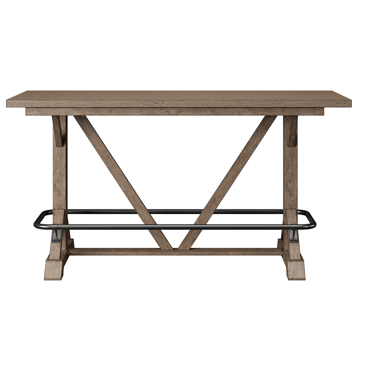 17 Stories Wallace & Bay Benti Bar Height Trestle Table | Wayfair