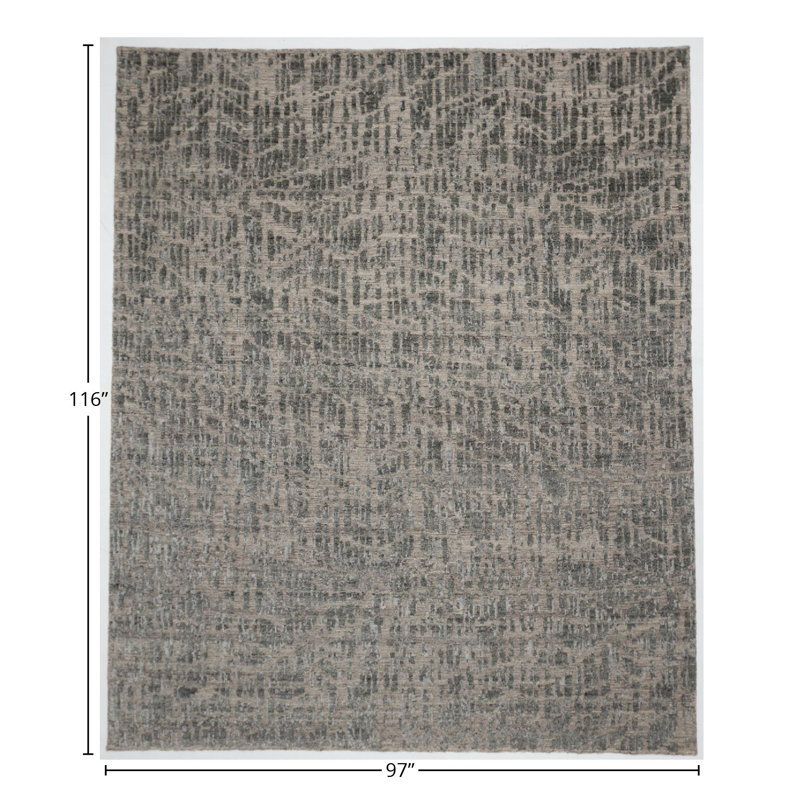 String Matter Rectangle 8'1" X 9'8" Area Rug | Wayfair