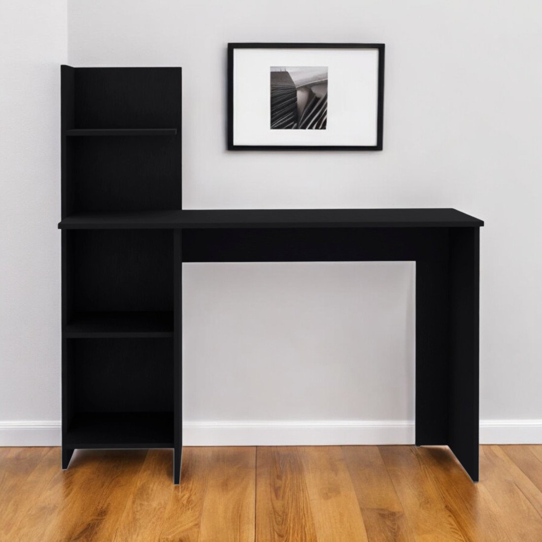 HomeRoots 47" Black Wood Computer Desk - Wayfair Canada