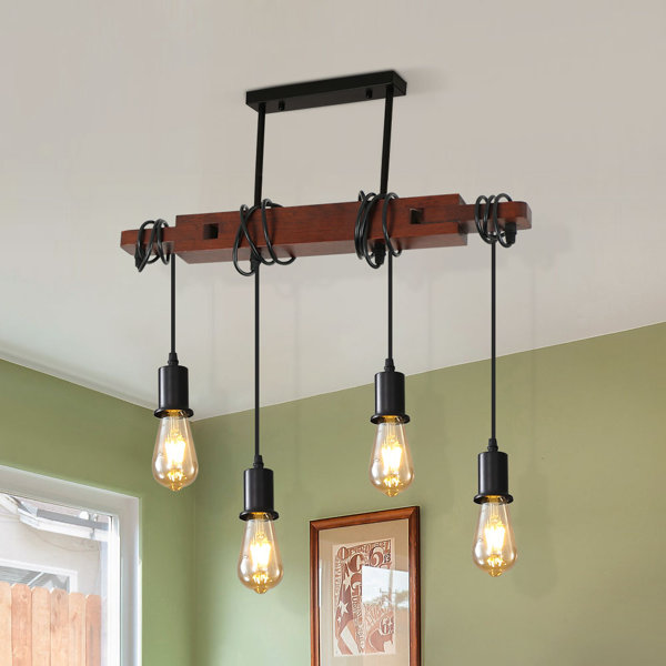 LoftDesigns Lineare Pendelleuchte 4-flammig Alaynie | Wayfair.de