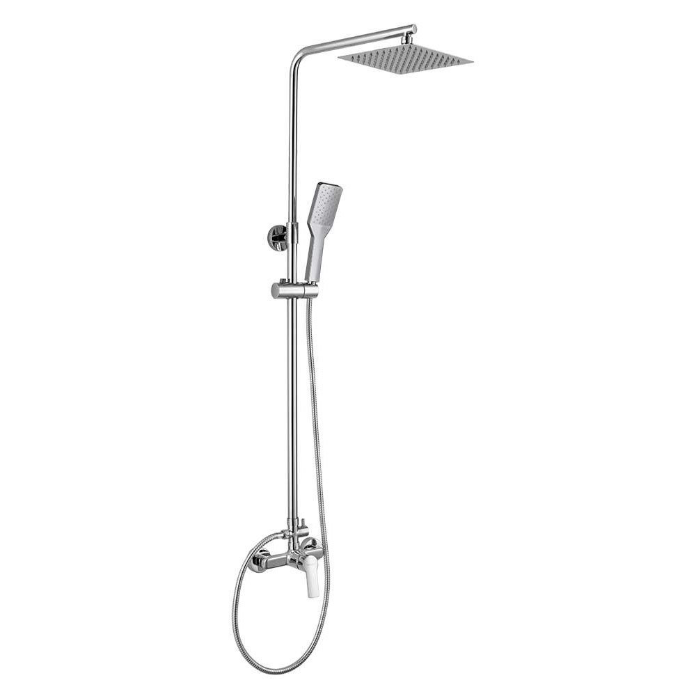 Belfry Bathroom Single-Lever Shower Column, Extensible Round Tube Model ...