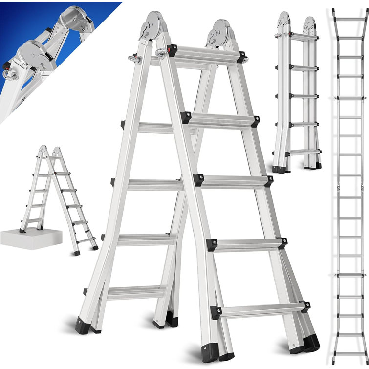 WFX Utility Aluminium Multi-Position Ladder | Wayfair.co.uk
