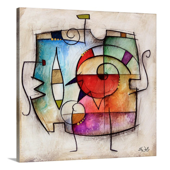 George Oliver 'Galaxy I' by Eric Waugh Painting Print | Wayfair