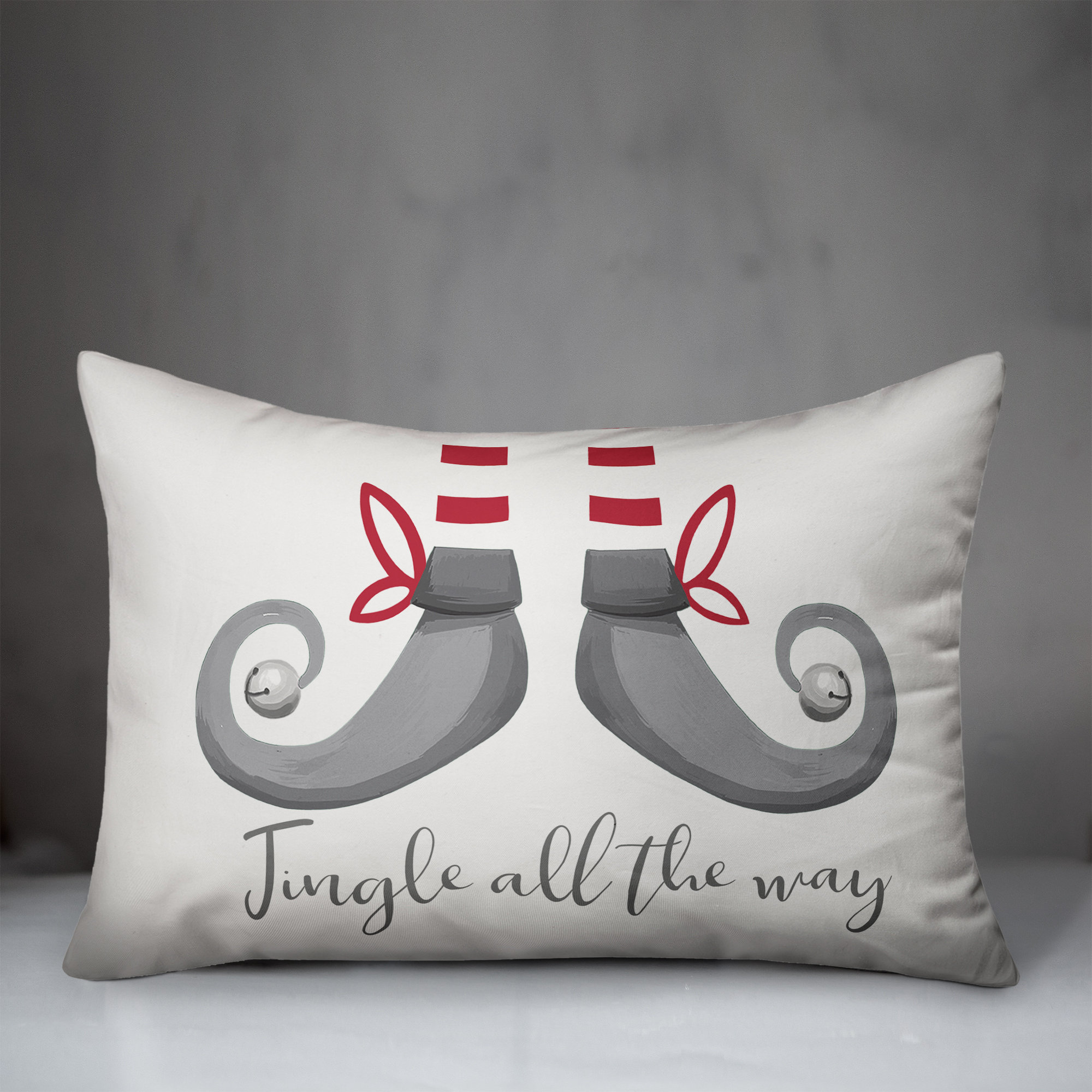Designs Direct Creative Group Elf Jingle All The Way Throw Pillow | Wayfair