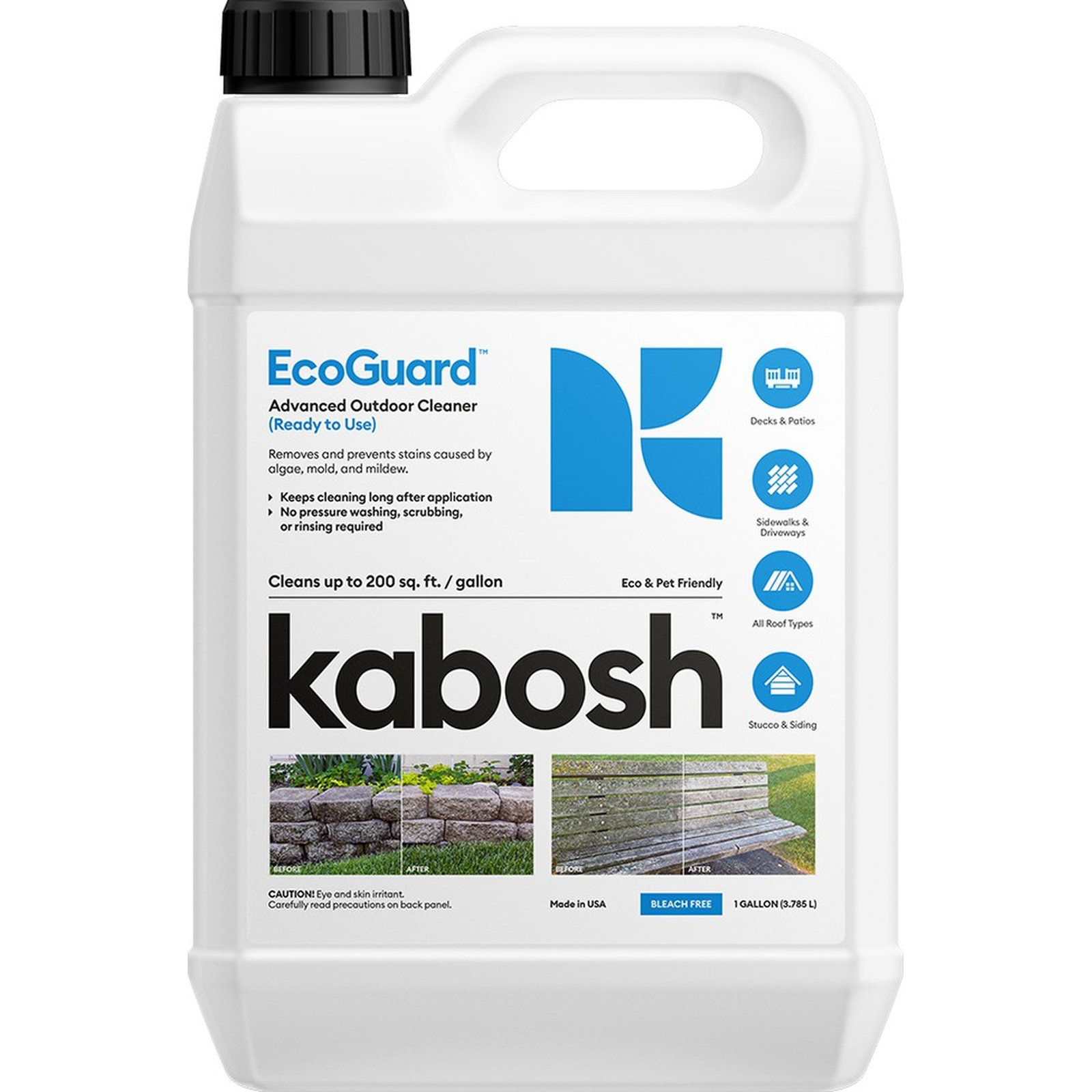 FixtureDisplays Kabosh 210-128 1Gal Eco Guard Advanced Outdoor Cleaner ...