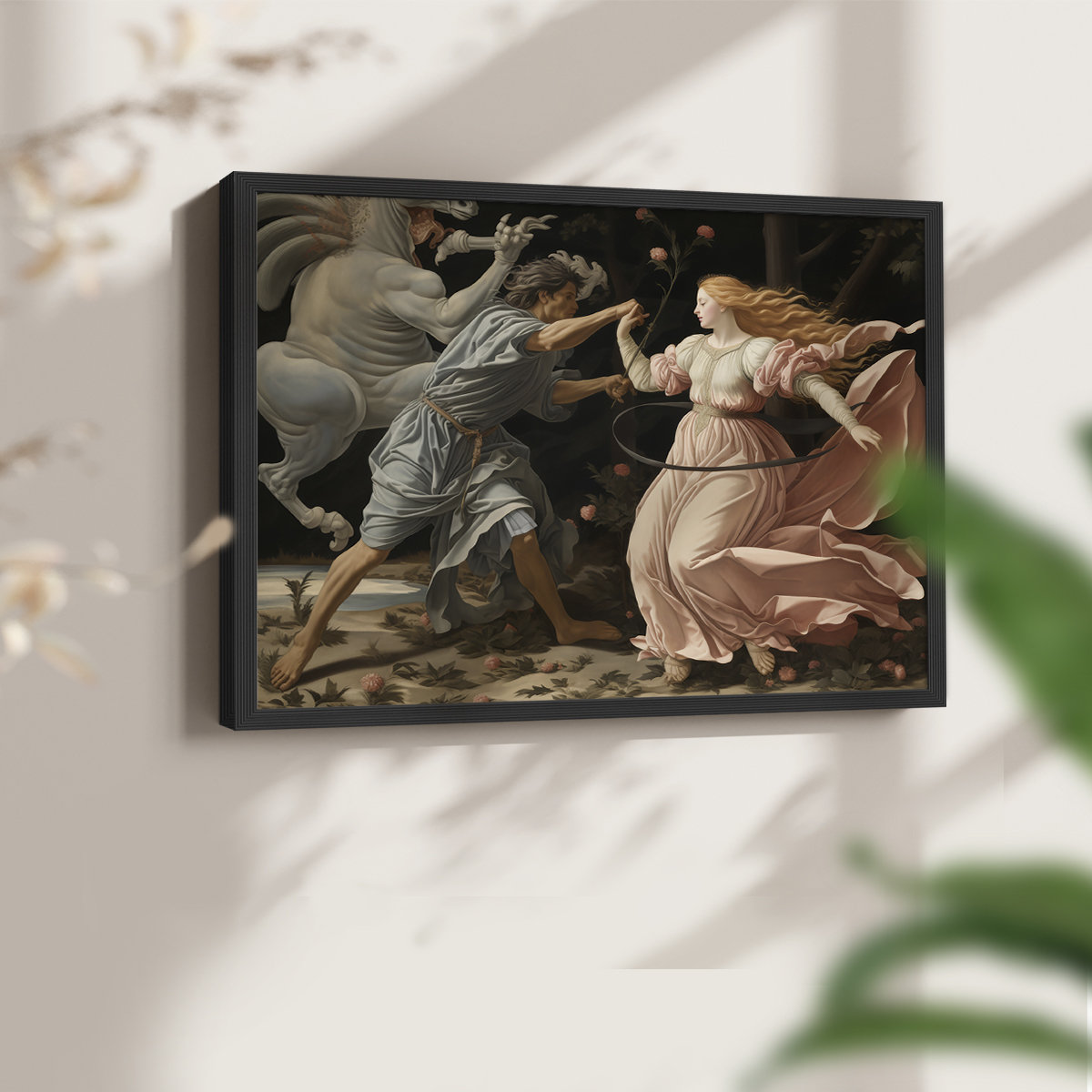 Fleur De Lis Living Angels From Above-LXXV -Framed Print - Restickable ...