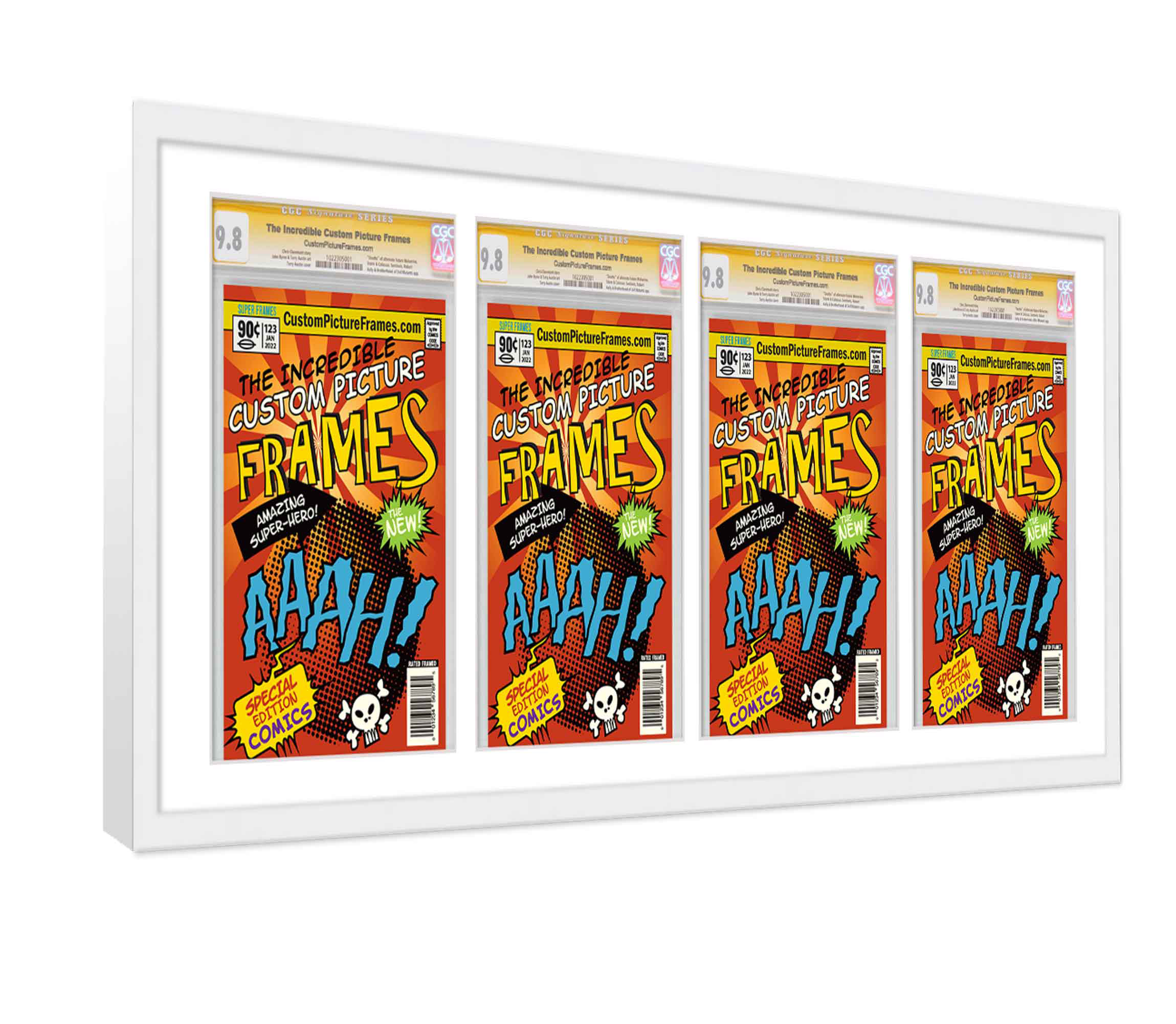 CustomPictureFrames.com Display Comic Books Collage | Wayfair