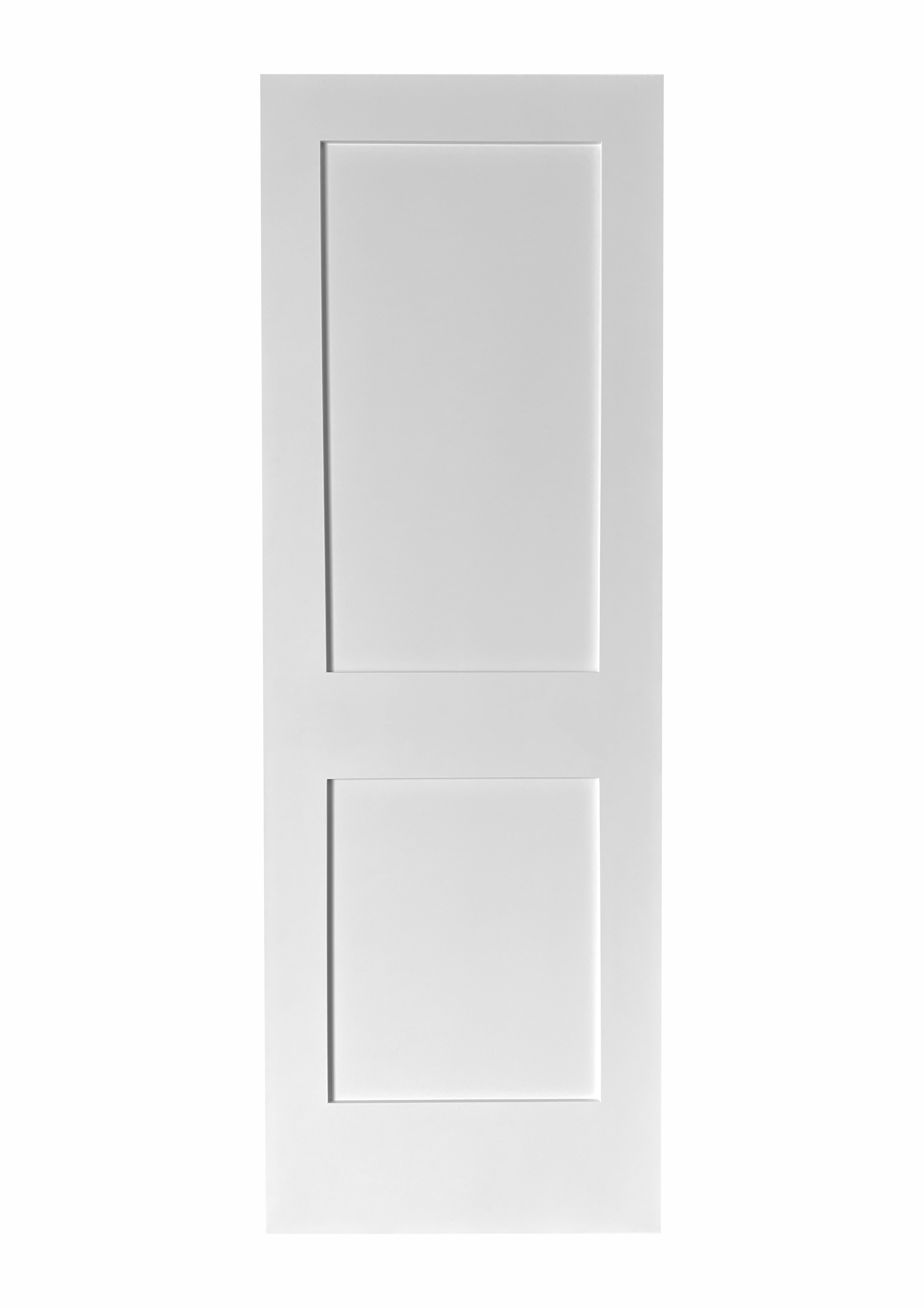 RESO Gauss Single Panel Solid Core Primed Smooth Texture Interior Door ...