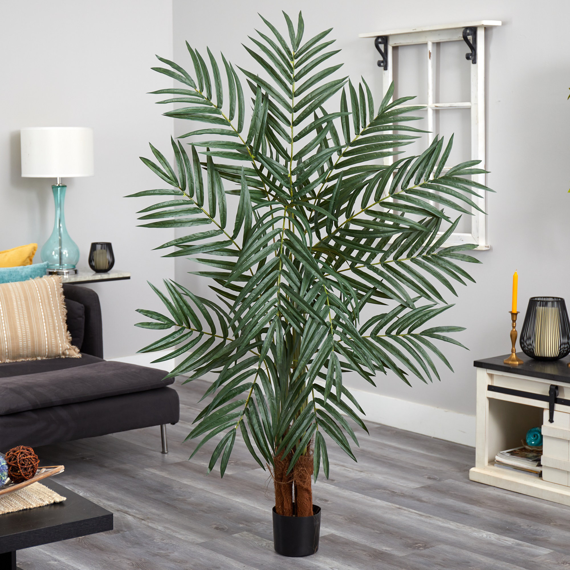 Primrue Charlack 54" Artificial Palm Tree in Pot & Reviews | Wayfair