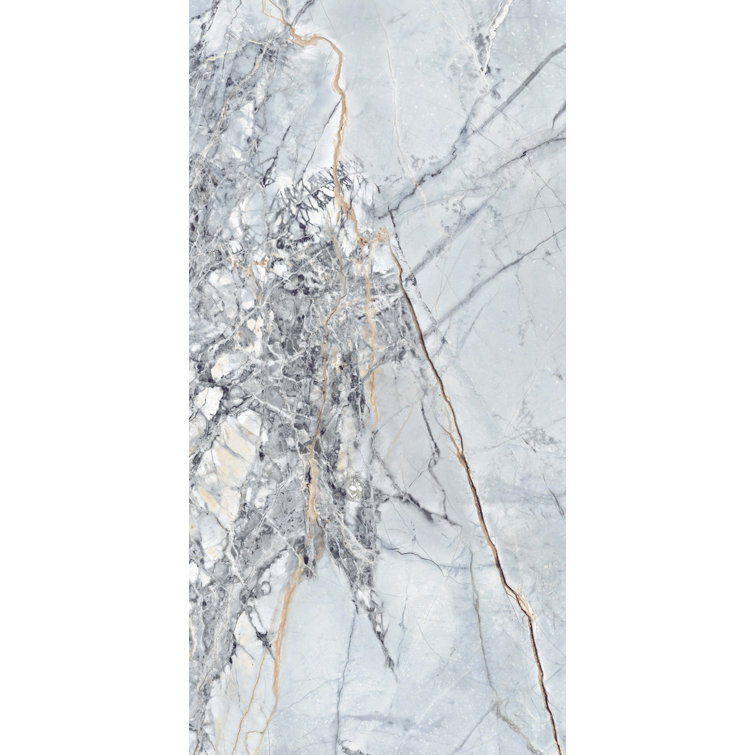 Tigers Ceramic Tile Corp. 24" x 48" Porcelain Marble Look Wall & Floor ...