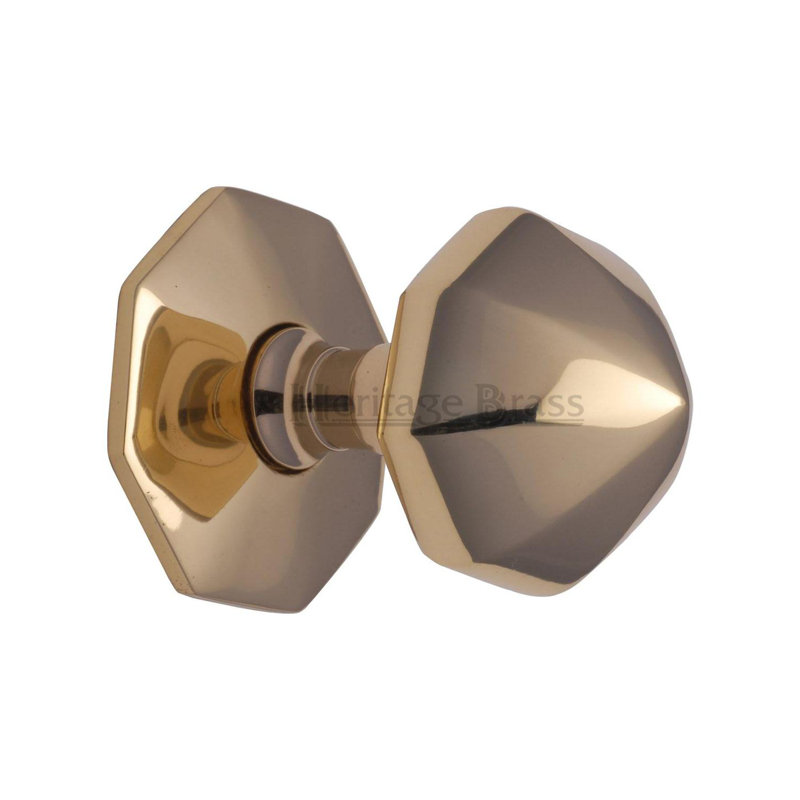 Heritage Brass Heritage Octagon Centre Door Knob 2.5" & Reviews ...