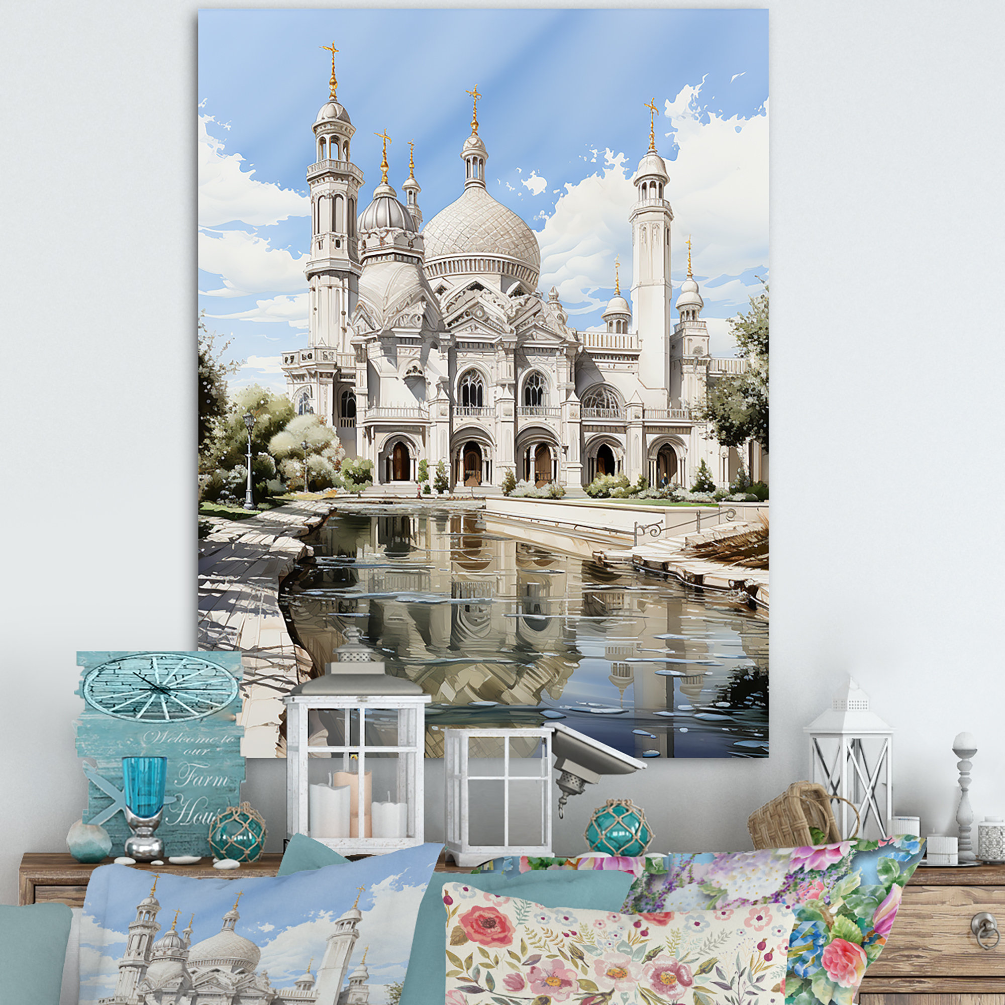 Latitude Run® Damelza Religious Divine Reflections On Canvas Print ...