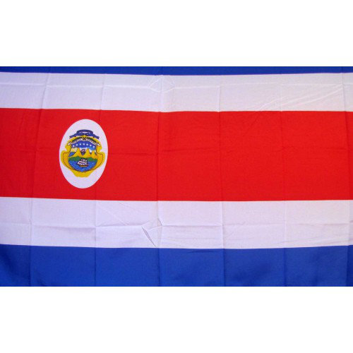 Trinx Costa Rica Country Polyester Traditional Flag | Wayfair