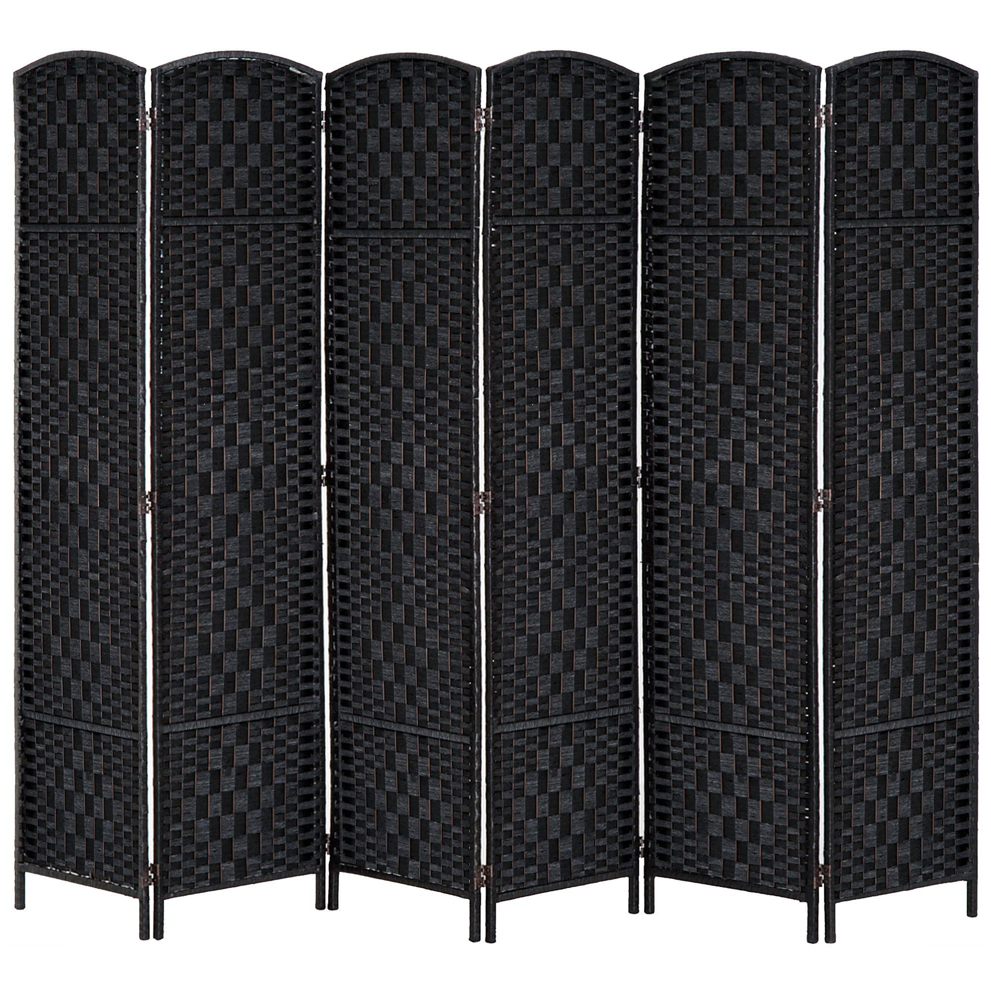 Dakota Fields Room Divider, 6 Panel Folding Privacy Screen, 6FT Tall ...