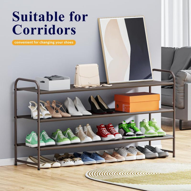 Rebrilliant 24 Pair Shoe Rack | Wayfair