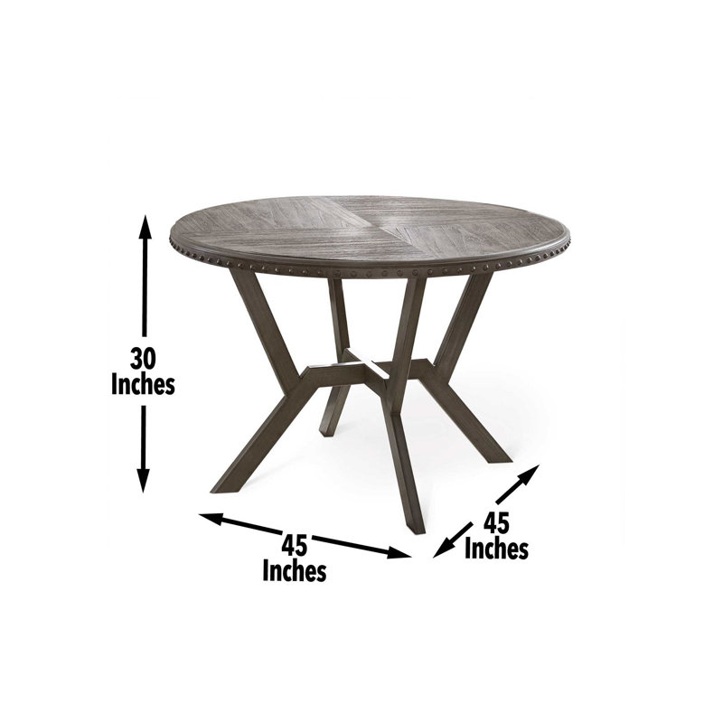 Williston Forge Alamo 45 inch Round Dining Table | Wayfair