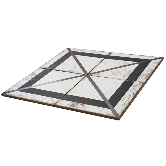 Long Island Mosaics & Tile Metallici 8x8 Porcelain Vintage Wall & Floor ...