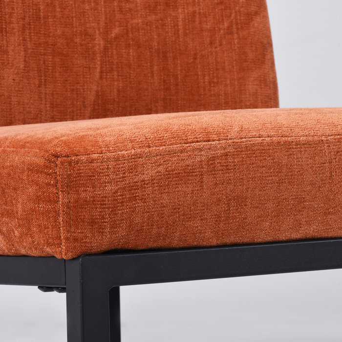 Wade Logan® Bryken Upholstered 23.4'' Counter Stool with Metal Frame ...