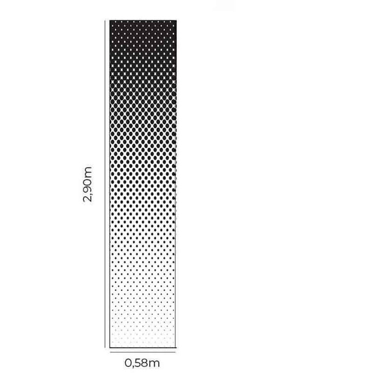 Latitude Run® Gradient B&W Dots Peel & Stick Wallpaper N05155 | Wayfair