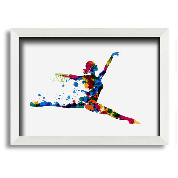 Ophelia & Co. Pyron Contemporary Movement 14 - Single Picture Frame Art ...