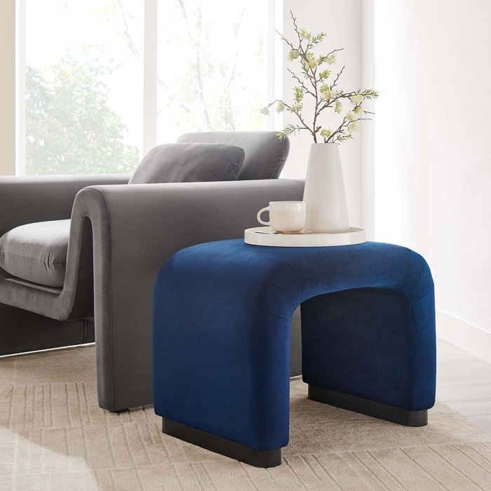 Modway Koda Solid Wood Accent Stool & Reviews | Wayfair