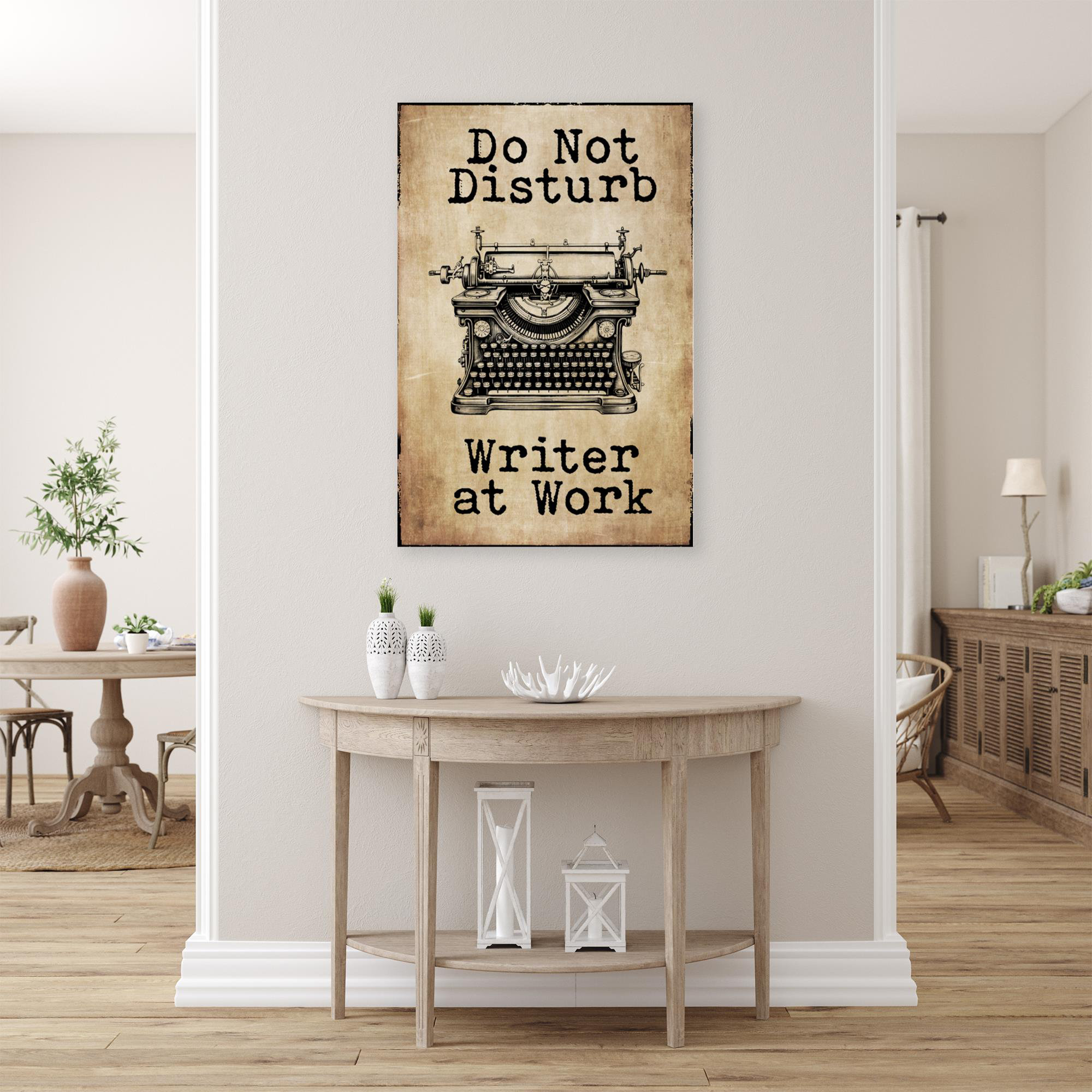 Trinx Do Not Disturb Writer At Work - 1 Piece Rectangle Do Not Disturb ...