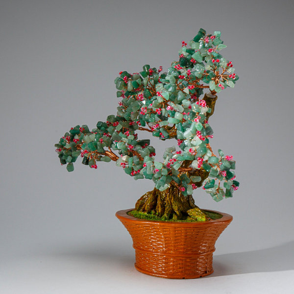 Astro Gallery of Gems Genuine Green Aventurine with Rose Quartz Beads ...