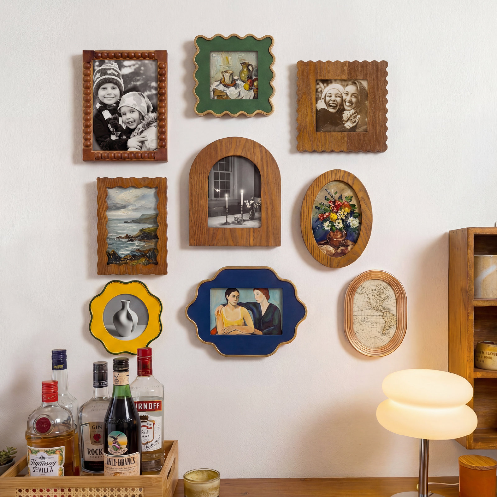 Latitude Run® Gallery Wall Frames Set? – 9 styles in sizes | Wayfair