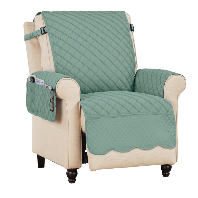 Winston Porter Camille Quilted Reversible Machine Washable Furniture ...