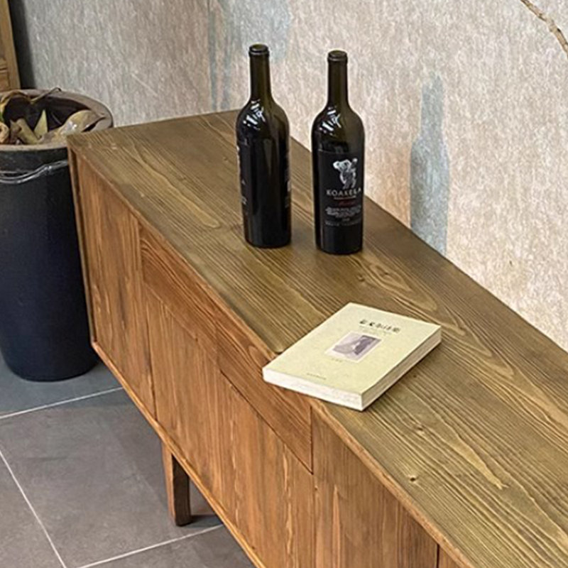 jessica Solid Wood Medieval TV Cabinet 70.8'' W Storage Credenza | Wayfair