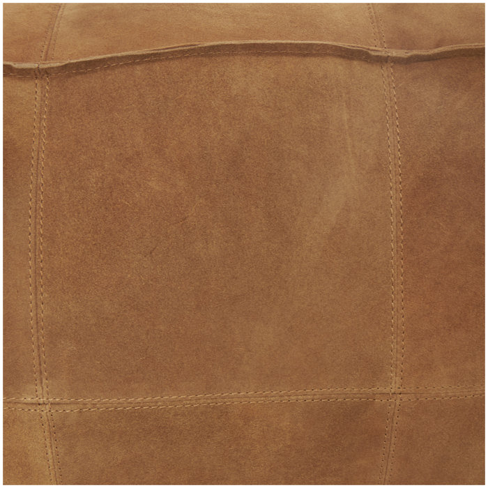 Birch Lane™ Shara Leather Pouf & Reviews | Wayfair