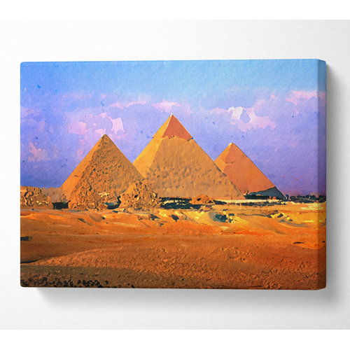 Natur Pur Pyramids Of Giza Egypt - Wrapped Canvas Art Prints | Wayfair ...