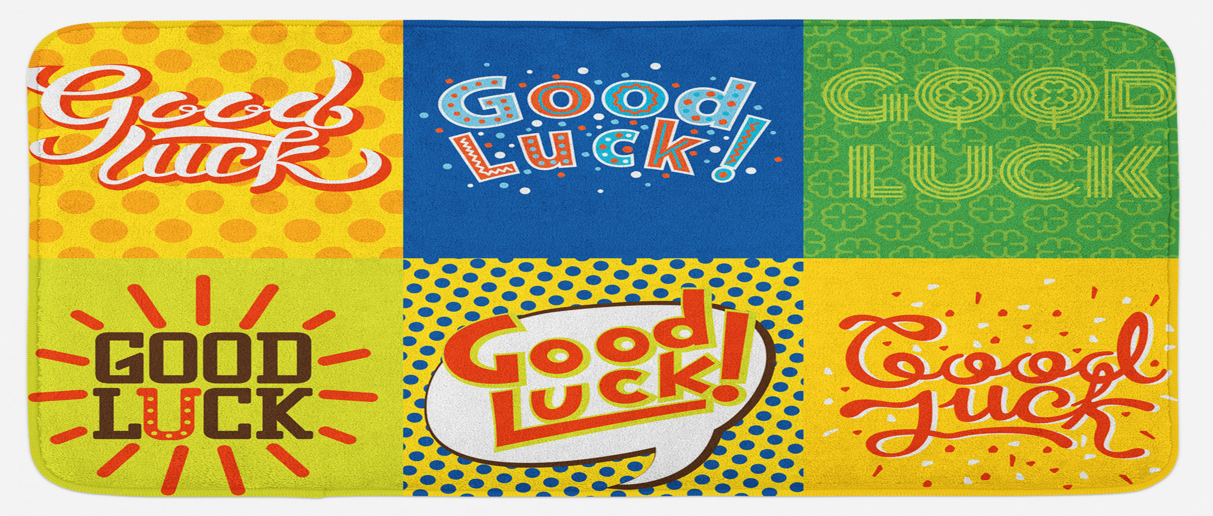 East Urban Home Lucky Phrase Text Farewell Comic Book Pop Artwork Retro ...