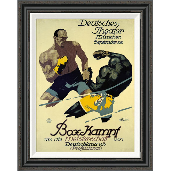 Global Gallery " Box-Kampf " by Julius Ussy Engelhard | Wayfair