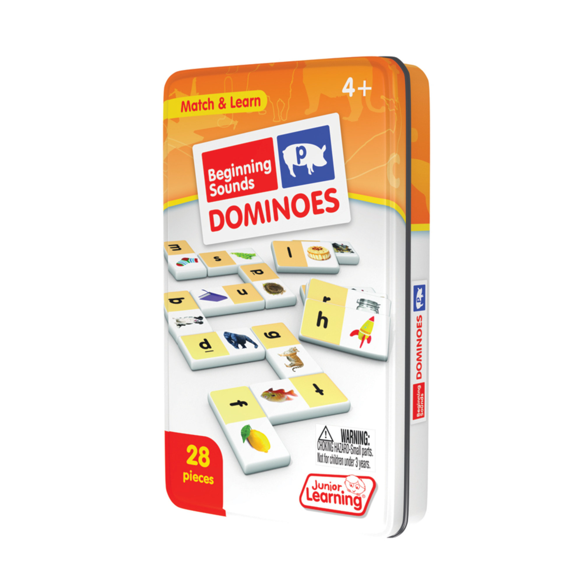 Junior Learning Beginning Sounds Dominoes Match and Learn Educational ...